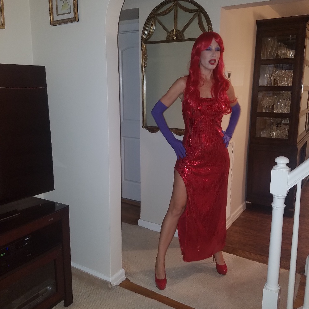 Adult Jessica Rabbit Halloween Costume - Gem